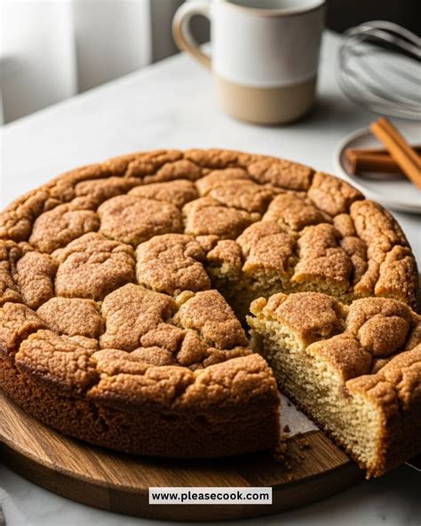 Snickerdoodle Cookie Cake Pleasecook