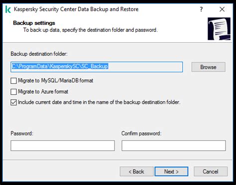 Backup Kaspersky Security Center Wit It Tech