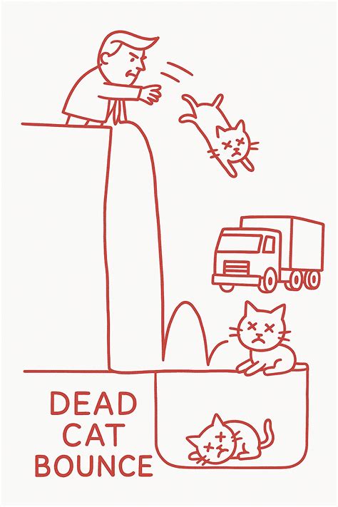 미국 4월 9일 마감시황 관세 공포에 데드캣 바운스로 끝난 반등장