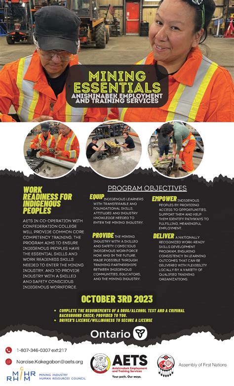 Anishinabek Employment And Training Services Mining Essentials