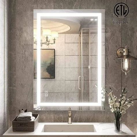 White Led Rectangular Mirror Touch Sensor At Best Price In Mumbai Id