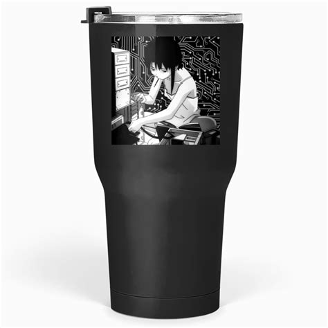 Serial Experiments Lain Cyberpunk Aesthetic Anime Programmer Girl Tumblers 30 Oz Sold By