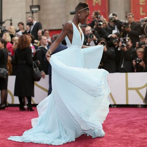Lupita Nyongo Pastel Blue Prada Dress At The 2024 Oscars Pretty Designs