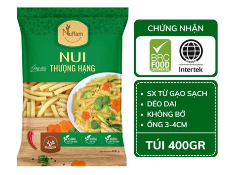 Nui ống Dài Nuffam Gói 400g Giá Tốt Tại