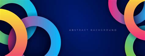 Colorful Overlapping Circles Background Color Geometric Design 46931343 Vector Art At Vecteezy