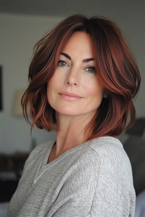 Hairstyles For Shoulder Length Thick Hair Over 50 Confident Stylish