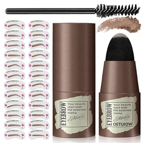 Eyebrow Stamp And Eyebrow Stencil Kit Eye Brow Stencil