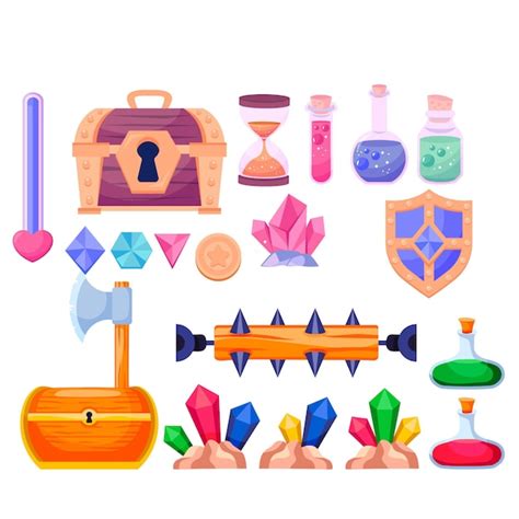 Game Health Bar Ui Asset For Video Game Energy Indicator For Mobile Web And Desktop Potion And