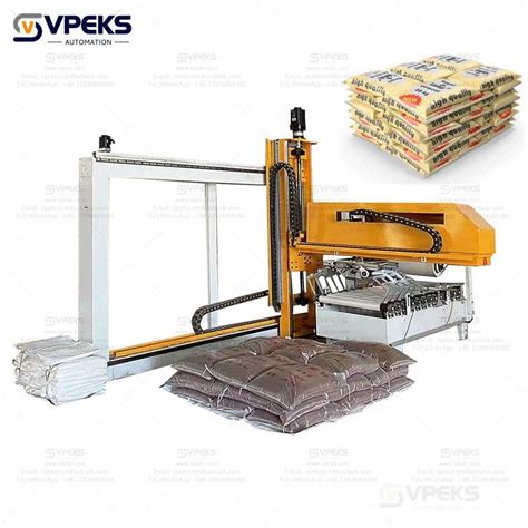 Vpeks Top Case Palletizer Layer Palletizing System With Abb Robot Arm