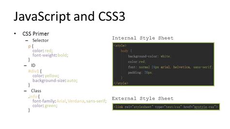 CSCI Tutorial JavaScript Ajax Jichuan Zeng Department Of Computer Science And