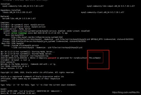 centos7安装mysql 5 7，修改密码，开启远程访问（全套） 阿里云开发者社区