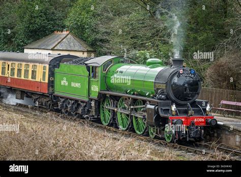 Lner Thompson Class B1 61306 Steam Locomotive Named Mayflower Seen At