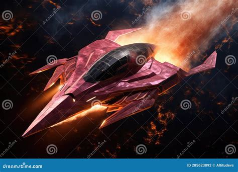 Advanced Materials Used In Hypersonic Craft Stock Illustration