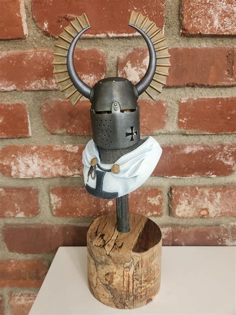 Teutonic Knight Helmet Horns