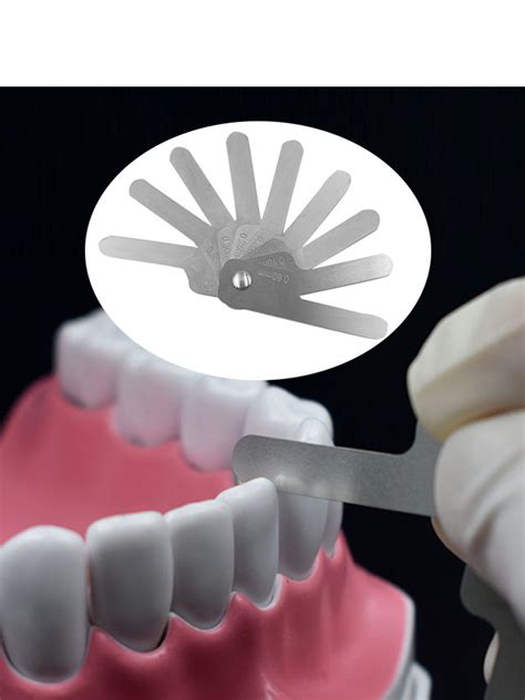 9 Size Dental Teeth Gap Measuring Ruler Interproximal Reduction Ipr