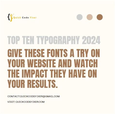 Quick Code Fixer On Linkedin Webdesign Typography Freefont Designtrends2024 Webdevelopment…