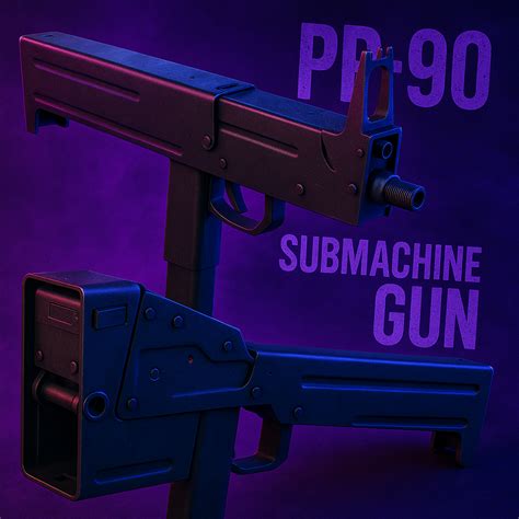 🔫 Pp 90 Submachine Gun 3d Model Cnc Plastic Model Cnc 3d Model Diy