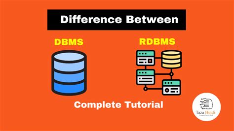 Difference Between Dbms And Rdbms Tazahindi Latest News In Govt Jobs Education Tech