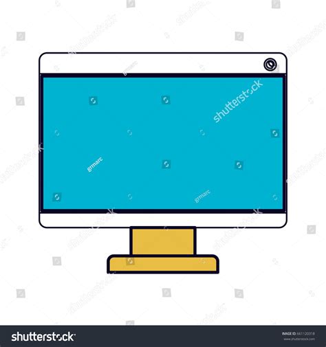 White Background Color Sections Silhouette Lcd เวกเตอร์สต็อก ปลอดค่าลิขสิทธิ์ 661120318