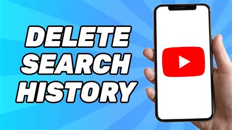 How To Delete Your Search History On YouTube Mobile YouTube