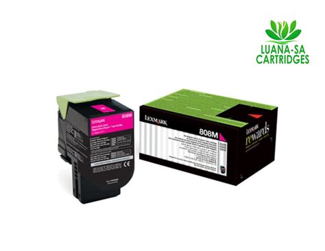 Lexmark L80c80m0 808m Magenta Toner Cartridge 1000 Pages Cx310 Cx410
