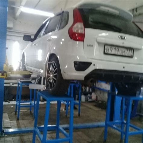 Замена внутреннего Шруса Сход-Развал — Lada Калина Спорт (2G), 1,6 л ...