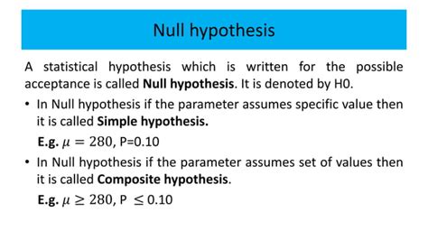 Testing Of Hypothesis Large Sample Test Pptx