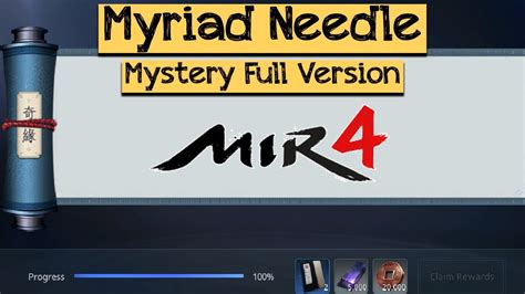 Myriad Needle Mir4 Mystery Mission Full - YouTube