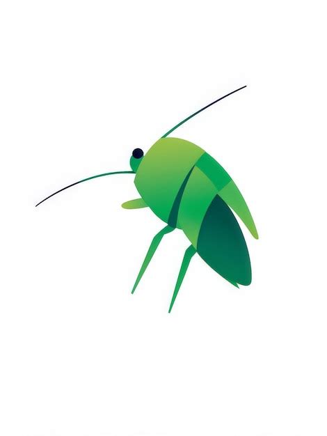 Premium Vector Grasshopper Icon Vector Illustration Design