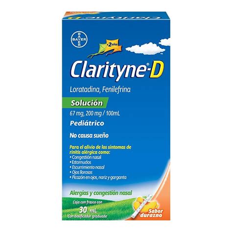Antialérgico Clarityne D 67 Mg 200 Mg 100 Ml Solución Infantil 30 Ml