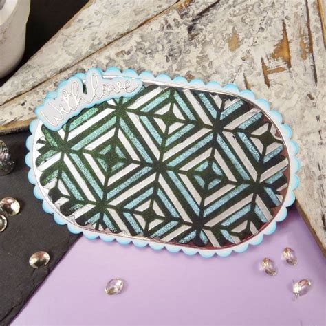 Moonstone Dies Scalloped Edged Nesting Dies Squovals Hunkydory Crafts