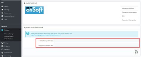 how to add captcha in contact form in prestashop theme webibazaar