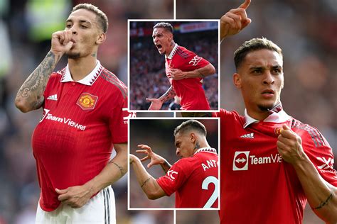 Man Utds New £85m Transfer Hero Antony Shows Off Four Celebrations After Scoring On Debut