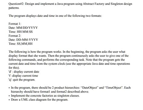 Solved Question2 Design And Implement A Java Program Using Abstract