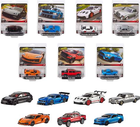 Hot Wheels Premium 143rd Scale Vehicle Officially Licensed Replicas