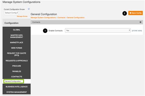 Contracts Configuration