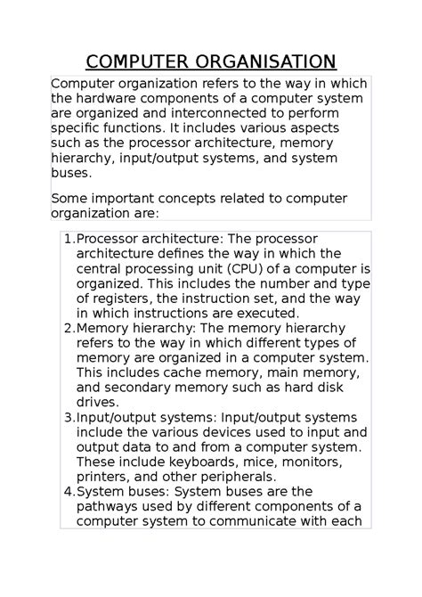 Computer Organisation Computer Organisation Computer Organization