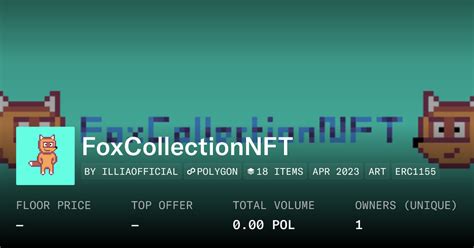 Foxcollectionnft Collection Opensea