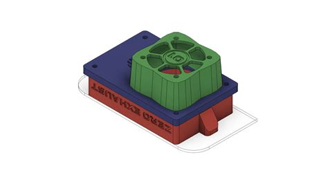 Voron Zero Top Hat Exhaust Temp Controlled Fan Von Byte Insight Kostenloses Stl Modell