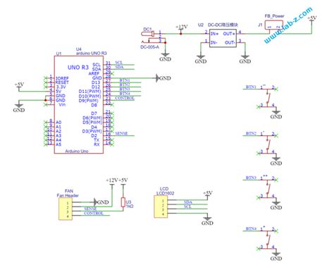 4pin 风扇控制器 Lab Zcom