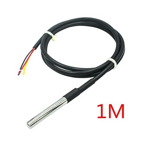 Generic Ds18b20 Temperature Sensor Module Kit Waterproof 100cm Digital