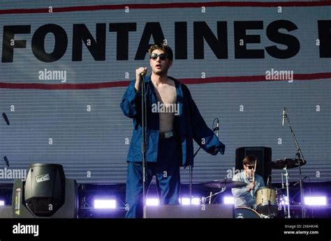 Grian Chatten Of Fontaines Dc Performing At Release Athens Festival