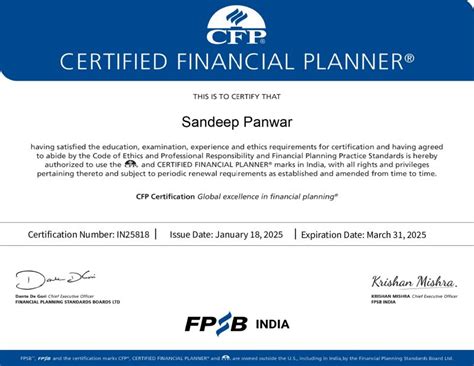 sandeep panwar cfp® on linkedin cfp financialplanning certification