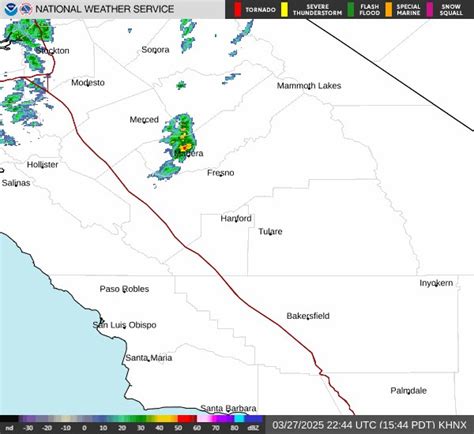 Us National Weather Service Hanford California