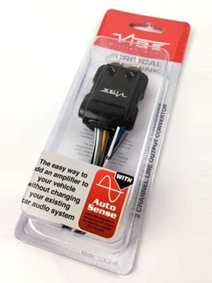 Vibe Audio Critical Link Car Channel Speaker Wire To Channel Low Level RCA Output Line