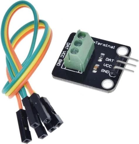 WiseGoods DS18B20 Temperatuur Sensor En Adapter Compatible Met Arduino
