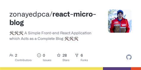 GitHub Zonayedpca React Micro Blog A Simple Front End React Application Which Acts As A