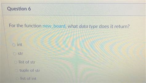 Solved For The Function Displayinstruct What Does It