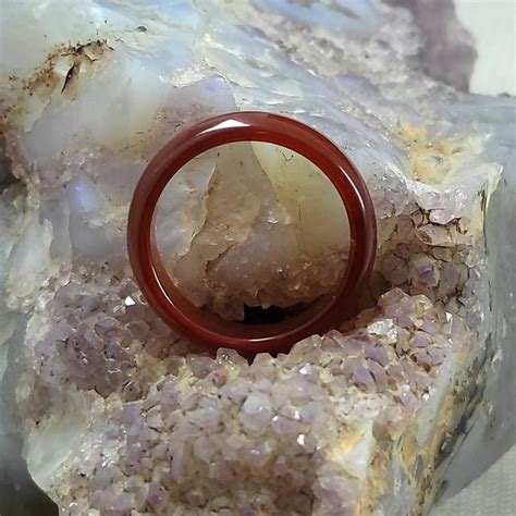 قیمت و خرید انگشتر زنانه سلین کالا مدل عقیق سنگ ماه تولد آبان و فروردین Mps