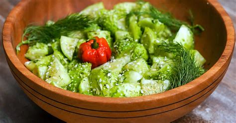 Wild Cucumber Chow Salad Mmhmm Recipes By Baidawi